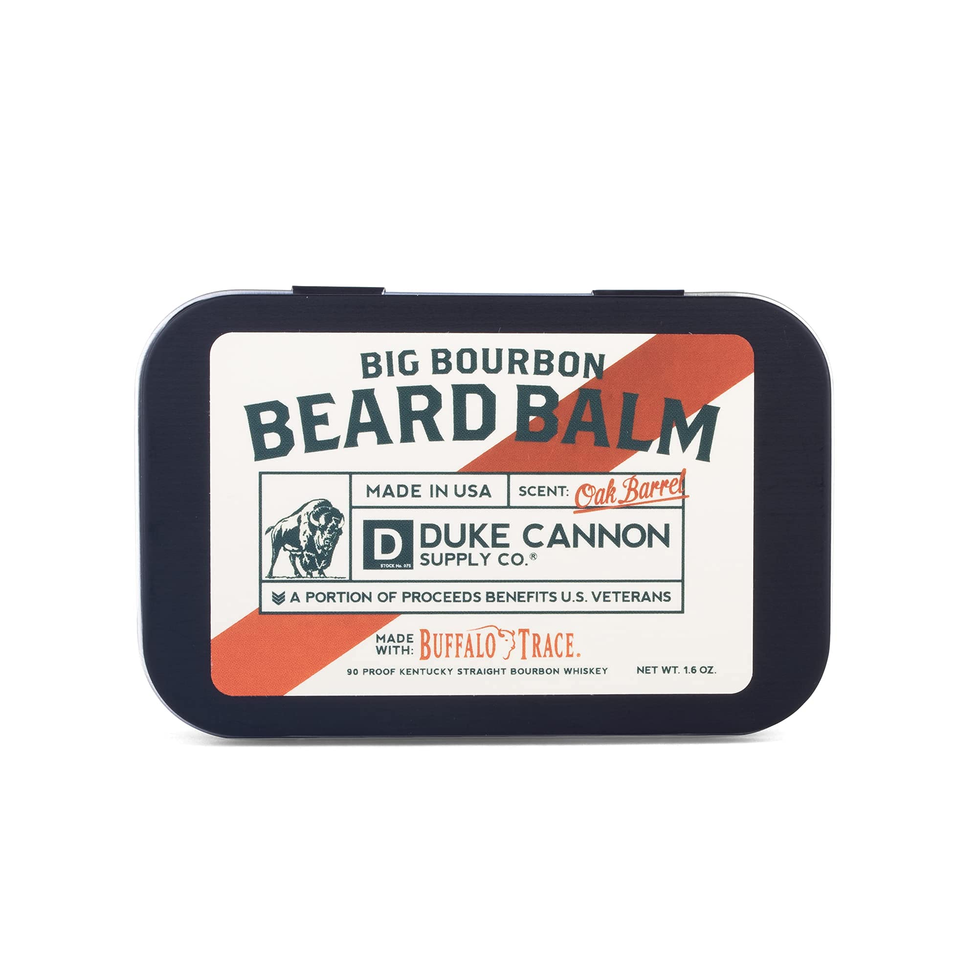 Duke Cannon Supply Co. Big Bourbon Beard Kit for Men - 1.6 oz. Beard Balm & 3 oz. Oil, 10 oz. Bourbon Soap, Premium Grooming Set
