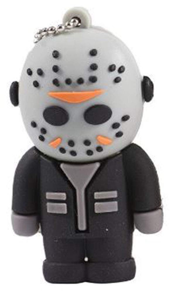 2.0 Jason Voorhees Killer Halloween 16GB USB External Hard Drive Flash Thumb Drive Storage Device Cute Novelty Memory Stick U Disk Cartoon