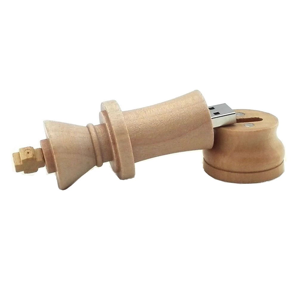 Aneew Wood Pendrive 32GB U Disk Wooden 3D International Chess USB Flash Drive
