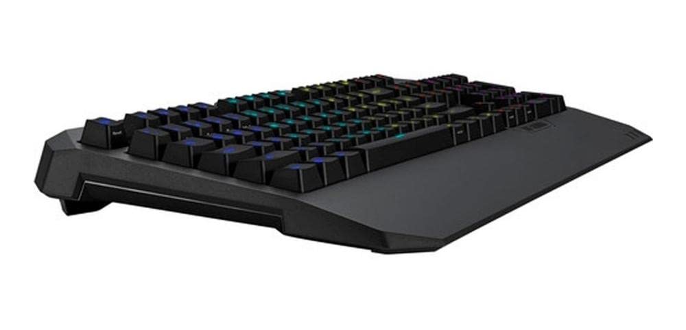ASUS Mechanical Membrane RGB PC Gaming Keyboard - TUF K5 | Programmable Onboard Memory | Dedicated Media Controls, Aura Sync RGB Lighting | Spill, Sweat & Abrasion Resistant - Highly Durable | Black