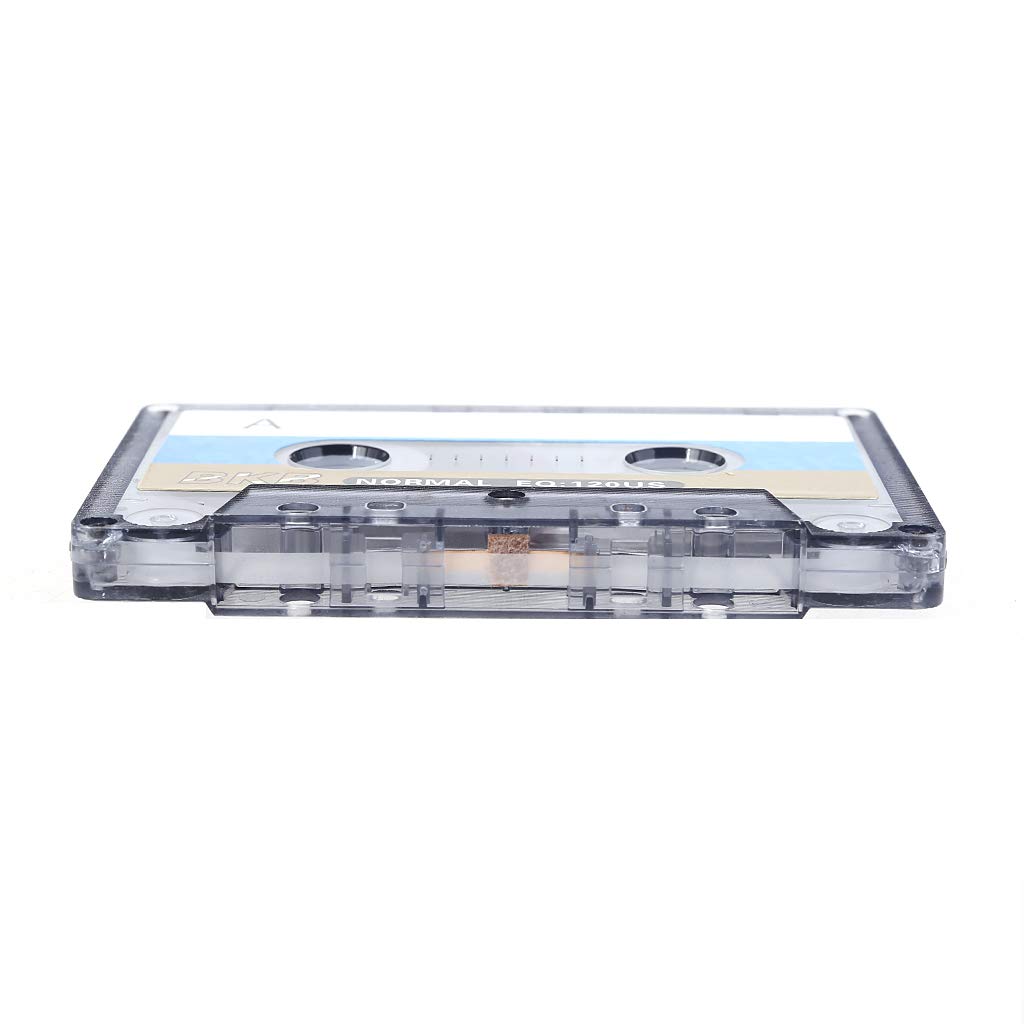 Sara-u 2Pcs Empty Cassette Tape 60 Minutes Standard Cassette Blank Tape Player Empty Magnetic Audio Tape Recording for Speech Music Recording MP3 /DVD