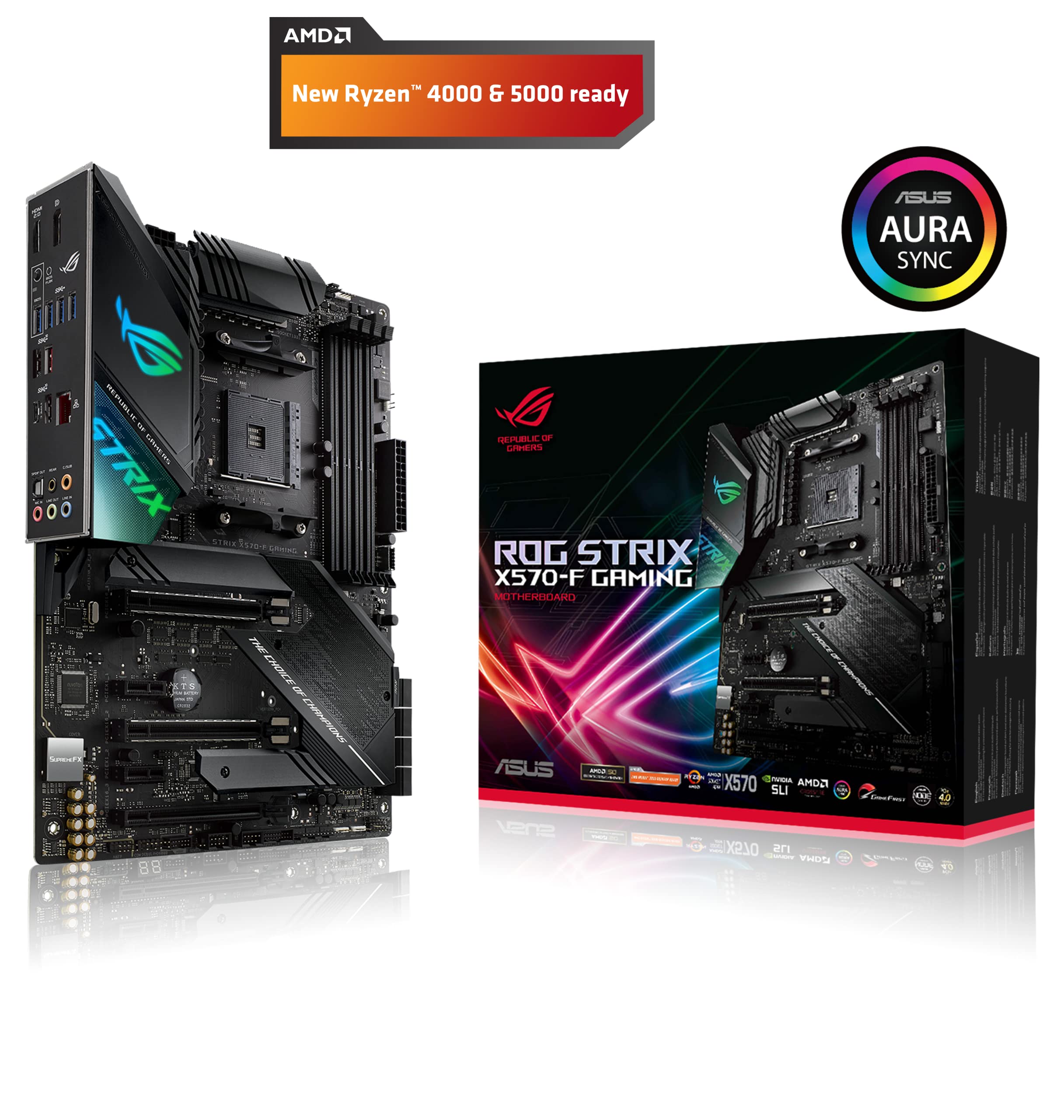 Asus ROG Strix Gaming AM4 AMD X570 ATX DDR4-SDRAM Motherboard