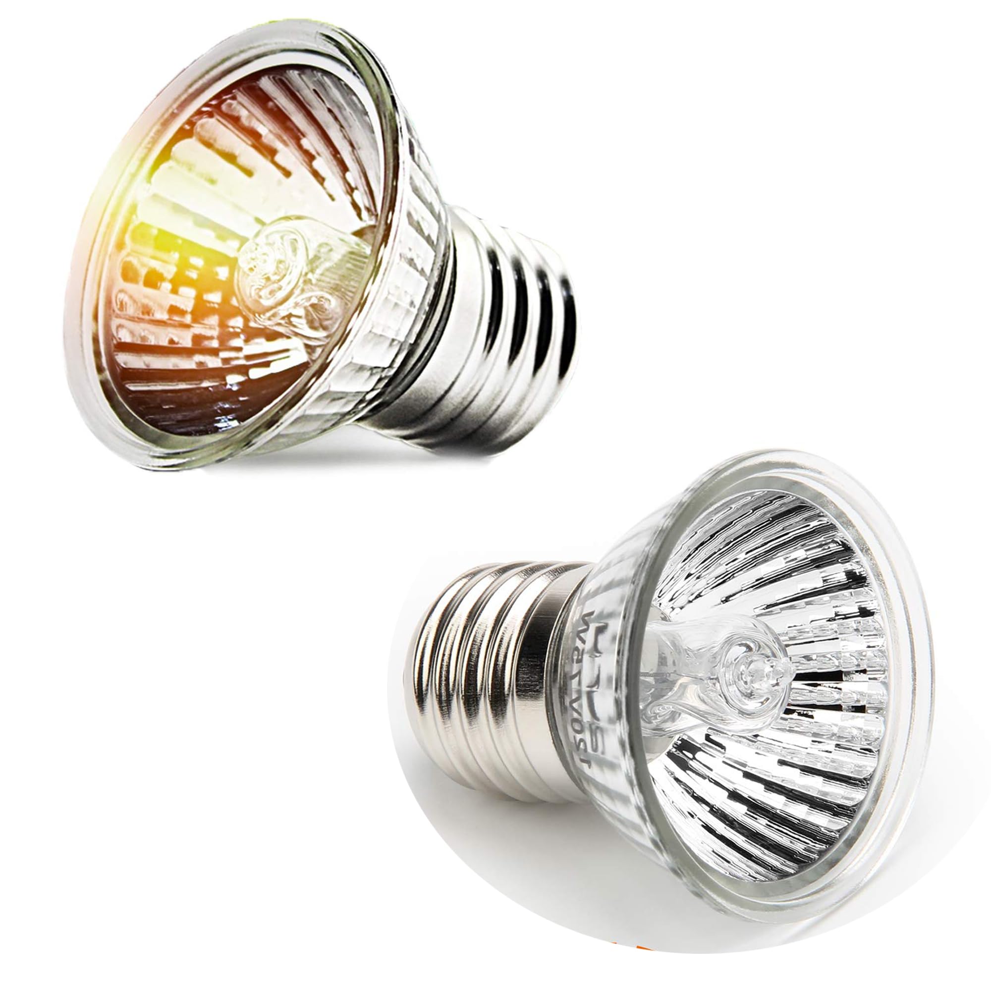 2 Pack Heat Lamp 25W,Basking Spot Simulated Natural Sunlight Heating Lamp Bulb, Heat Emitter UVA Heat Lamp Bulb for Reptile Chickens Pet Brooder Lizard Turtle