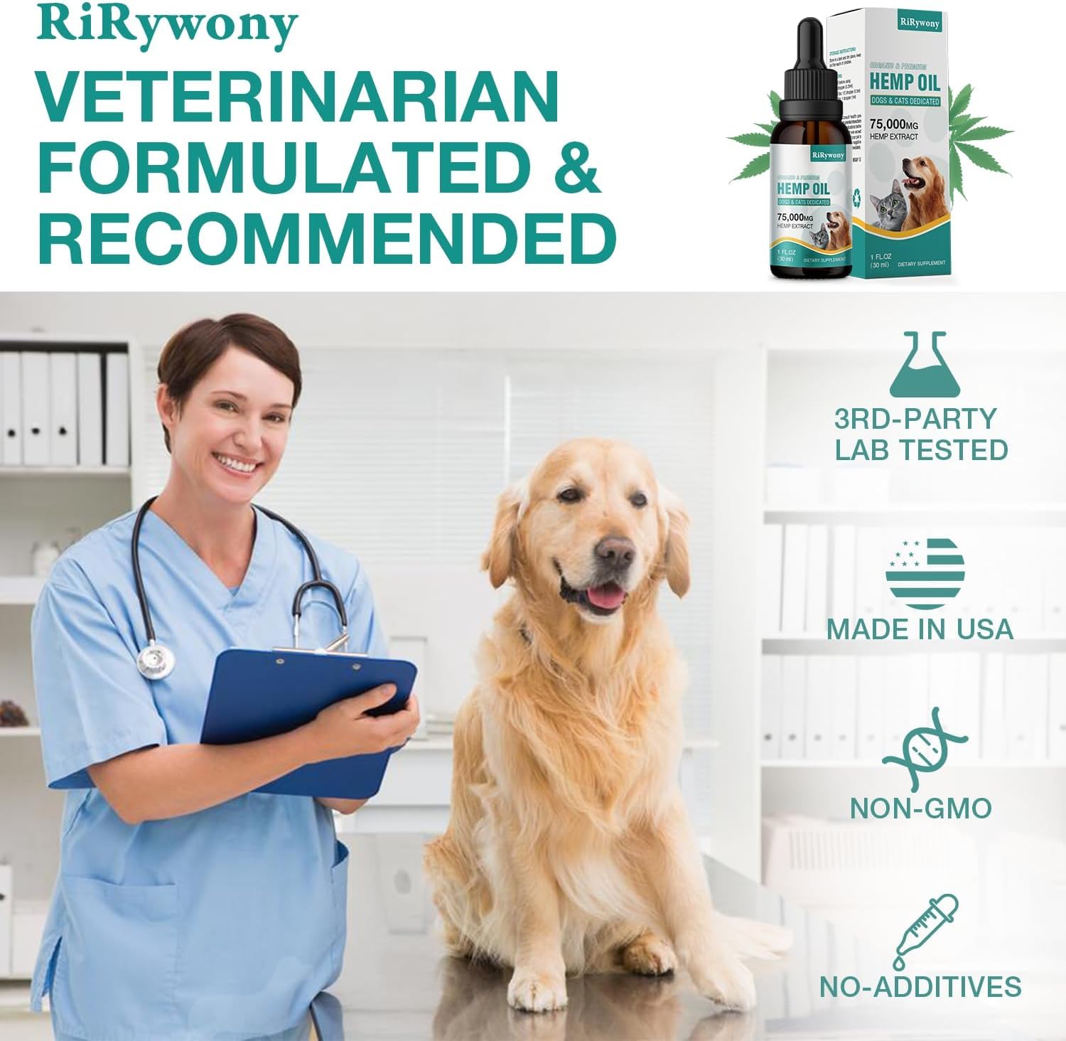 2 Pack Hemp Oil for Dogs & Cats- Helps Pets with Аnxiety, Pаin, Strеss, Аrthritis, Sеizures Rеlief - Organic Pet Hemp Oil Drops Treats - Skin Нiр Jоint Hеalth - Made in USA