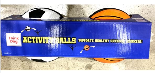 2 Pack Dog Balls Activity Balls Supports Outdoor Exercises