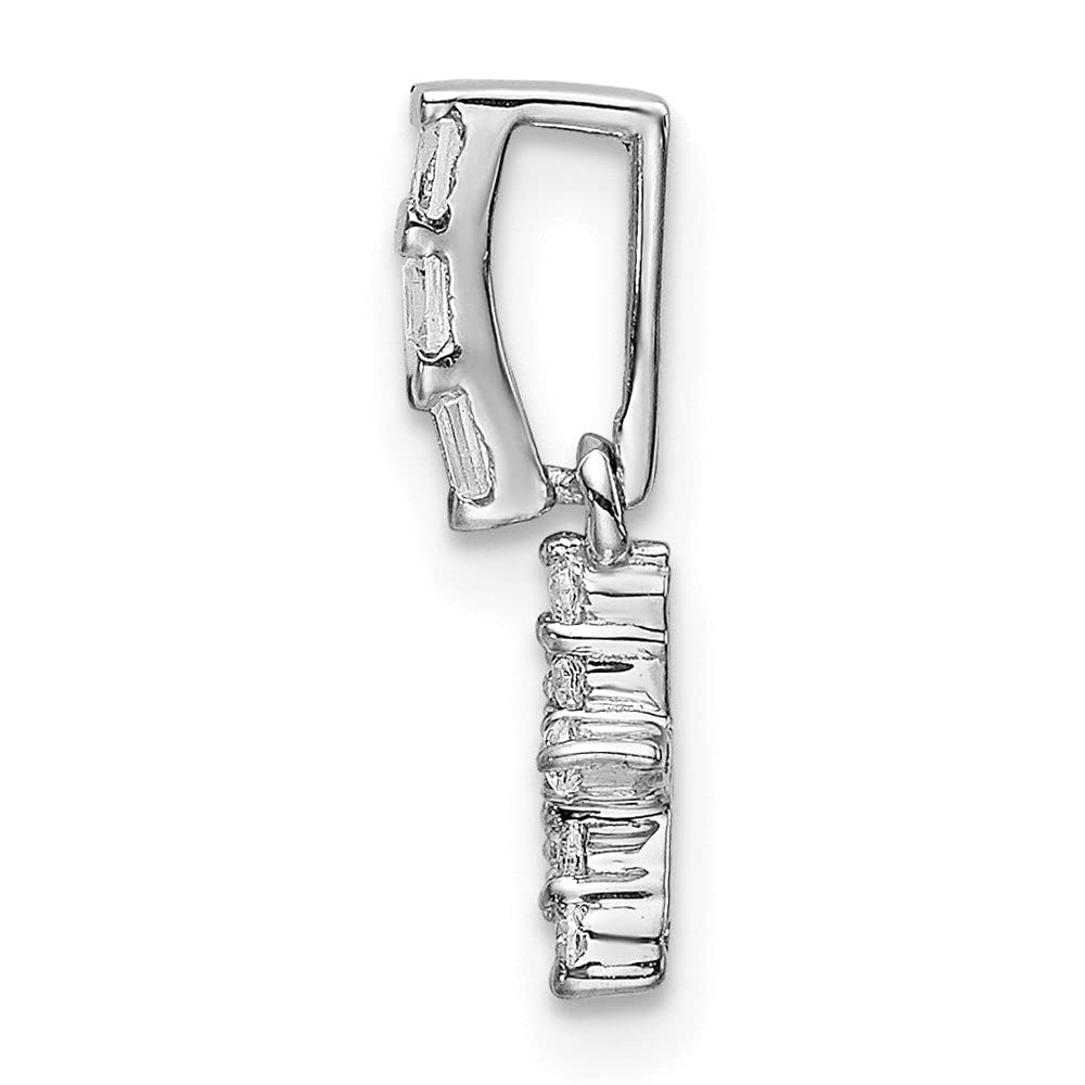 14k White Gold Diamond Star Pendant GLD-AZ-PM6612-010-WA