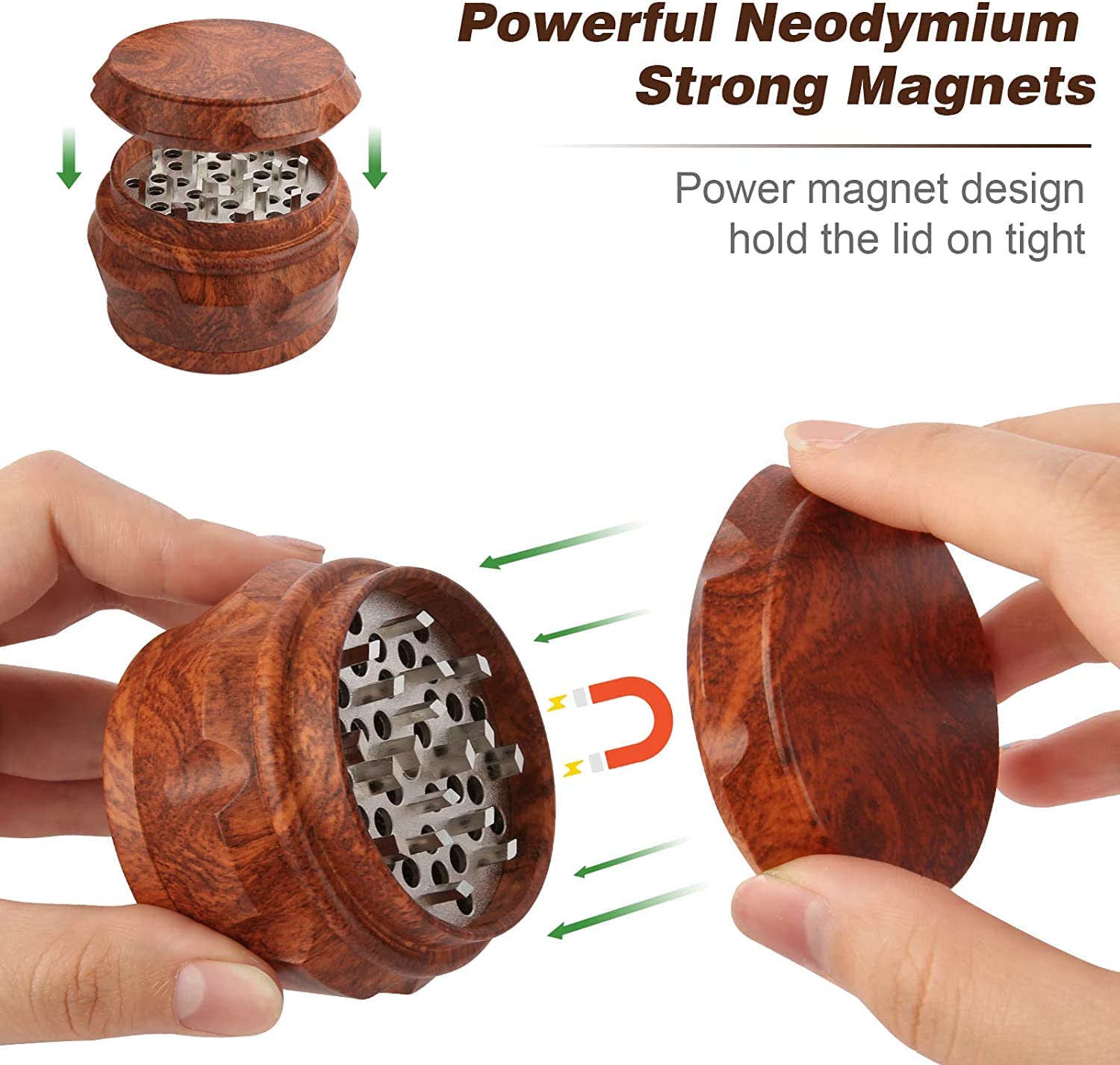 2.5 Inch Grinder,Kitchen Grinder - Perfect Gifts for Collections