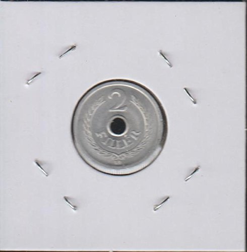 1965 HU Legends and Wreath Surround Center Hole Two-Cent Choice Uncirculated