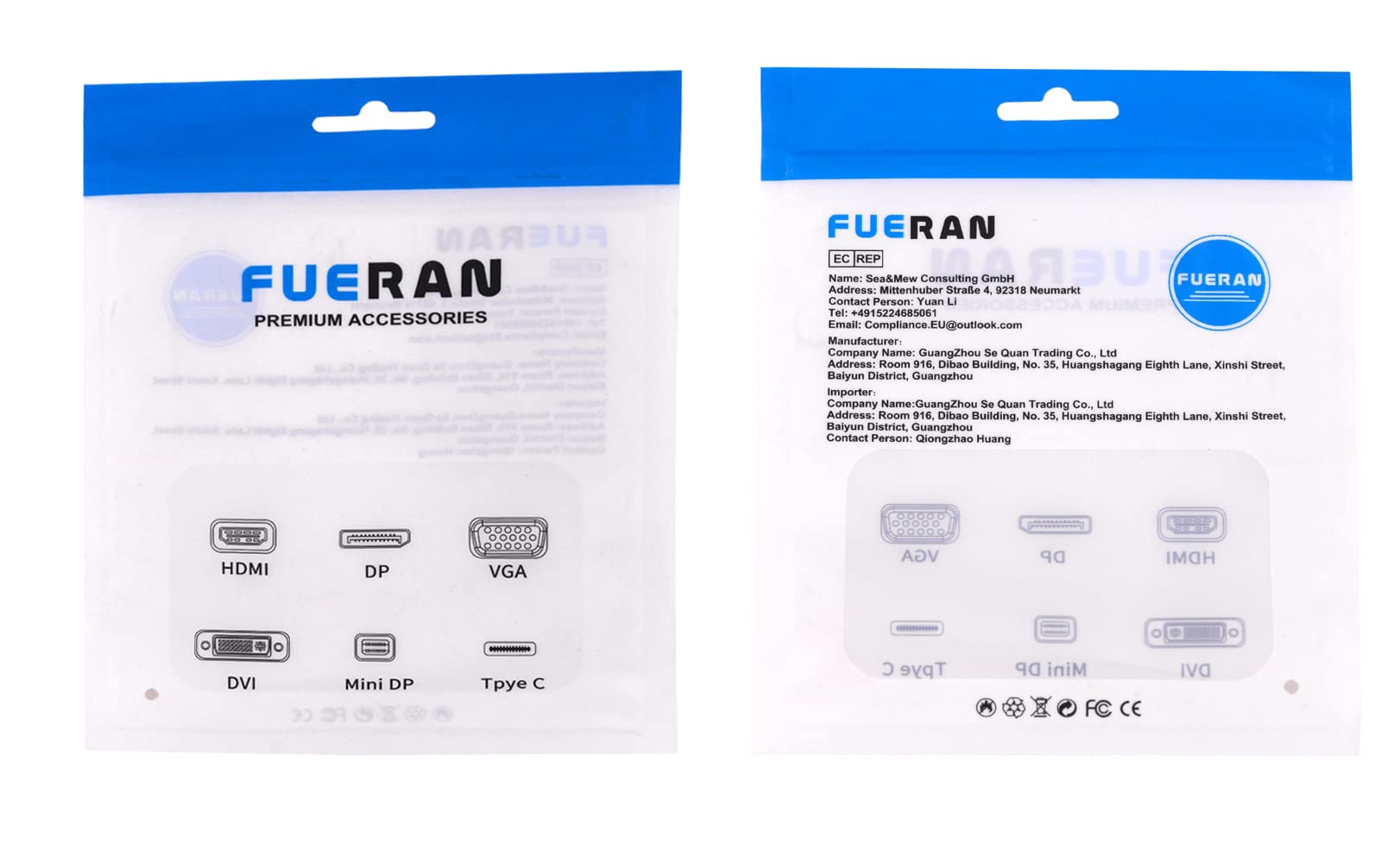 FUERAN 4K HDMI Dummy Plug, Virtual Monitor Emulator, Headless Display Adapter, EDID Emulator, Supports 4096x2160@60Hz, 3840x2160@60Hz, 2560x1440@60Hz for Windows, Mac, Linux – Plug & Play(4K-10P)