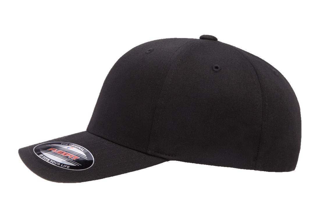 1964 1965 Ford Falcon Convertible Outline Design Flexfit 6277 Athletic Baseball Fitted Hat Cap Black L/XL