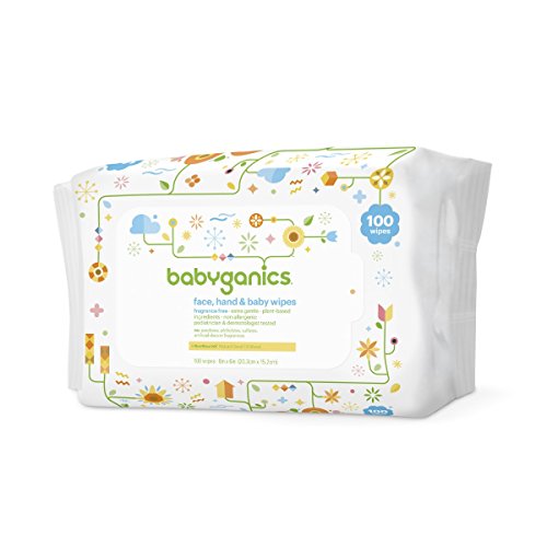 Babyganics Face, Hand & Baby Wipes, Fragrance Free, 1800 ct, Packaging May Vary