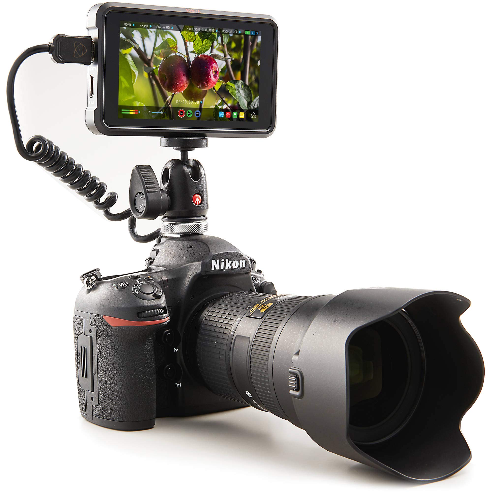 Atomos Ninja V 5" 4K HDMI Recording Monitor with SSDmini (1 TB) Starter Bundle β Includes: WD Blue SSDmini (1 TB) + Microfiber Cleaning Cloth