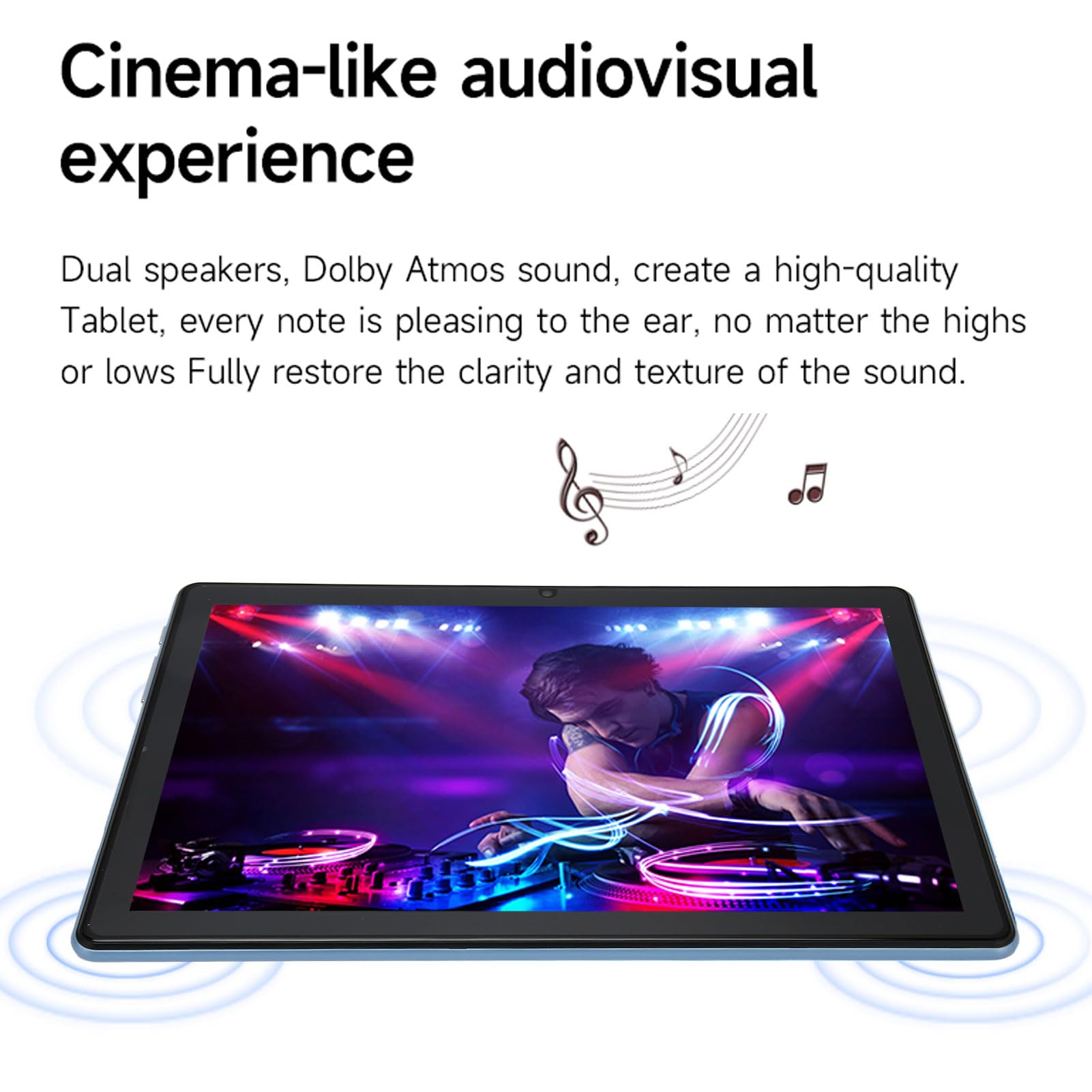 2 in 1 Tablet 10.1 Inch, Gaming Tablet with BT Keyboard, Dual Camera and Speakers, 8GB RAM 256GB ROM, 8 Core CPU, 5G WiFi, 4G LTE Tablet for Android 12 (US Plug)