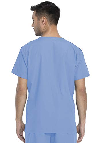 Dickies Men & Women Top and Pant Scrubs Set Plus Size DKP520C, 3XL, Ciel