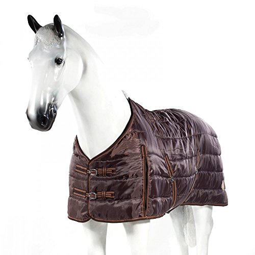 B Vertigo Horze Spirit Stable Sheet, Dark Brown/Dark Brown - 66
