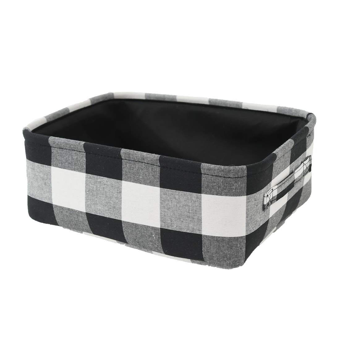 INough Christmas Buffalo Plaid Storage Basket Low Gifts Baskets Christmas Basket for Kids Collapsible Toy Basket Farmhouse Decor Christmas Gifts Toy Box for Baby/Office/Bedroom