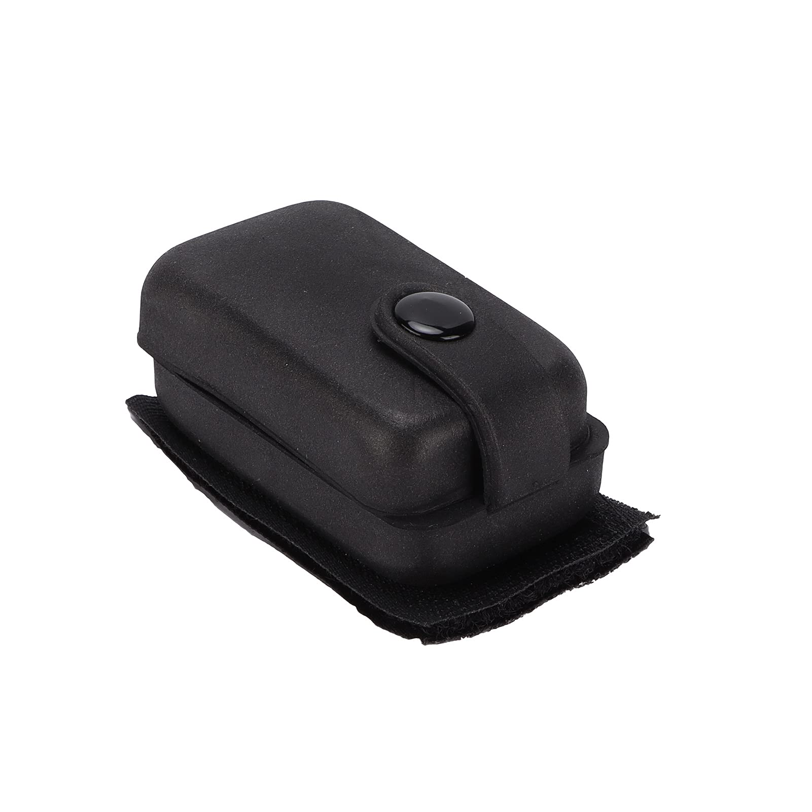 Acoustic Guitar Battery Pouch Black Pocket Carrying Case Bag Organizer PU Portable Holster Musical Instrument Accessories for Pickup
