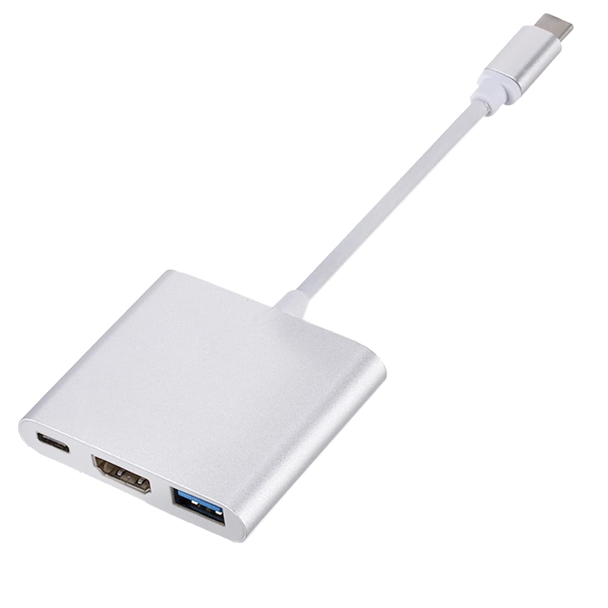 XIAYIO USB C to HDMI Adapter, USB C to HDMI 4K Hub, 3 in 1 USB 3.1 and Type-C PD Port Compatible with MacBook/MacBook Pro/Air, iPad, Samsung Galaxy S9/S10/ S20/ S21/Note 9/Note 10/Note 20
