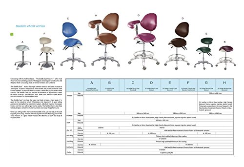 APHRODITE Standard Dental Mobile Chair Saddle-1 Doctor's Stool PU Leather Dentist Chair from Aries Outlets