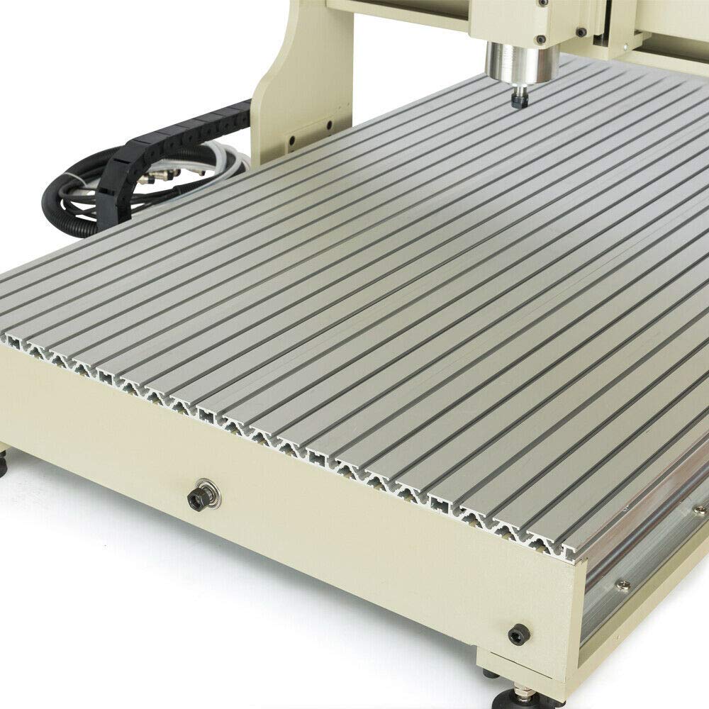 1500W USB 6090 4 Axis CNC Router Engraver Engraving Desktop 3D Engraving Drill & Milling Machine VFD PCB+ RC Wood Metal Steel Miller Cutter USA Stock