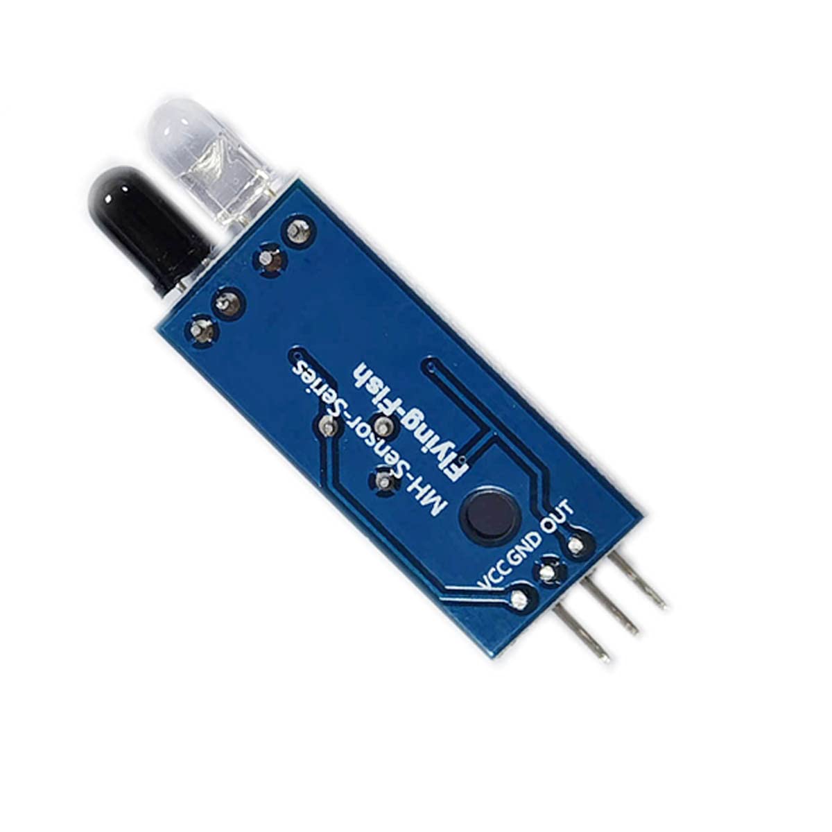Kiro&Seeu 2pcs IR Infrared Obstacle Avoidance Sensor IR Transmitting and Receiving Tube Photoelectric Switch 3-pin Compatible with Ar-duino Smart Car Robot