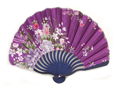 Advanced Japaness Style Hand Fan - Purple Color