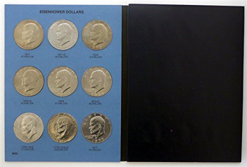 1971 P, D, S 24 Coin Eisenhower and Susan B. Anthony Dollar Set - 1971-1999 Uncirculated