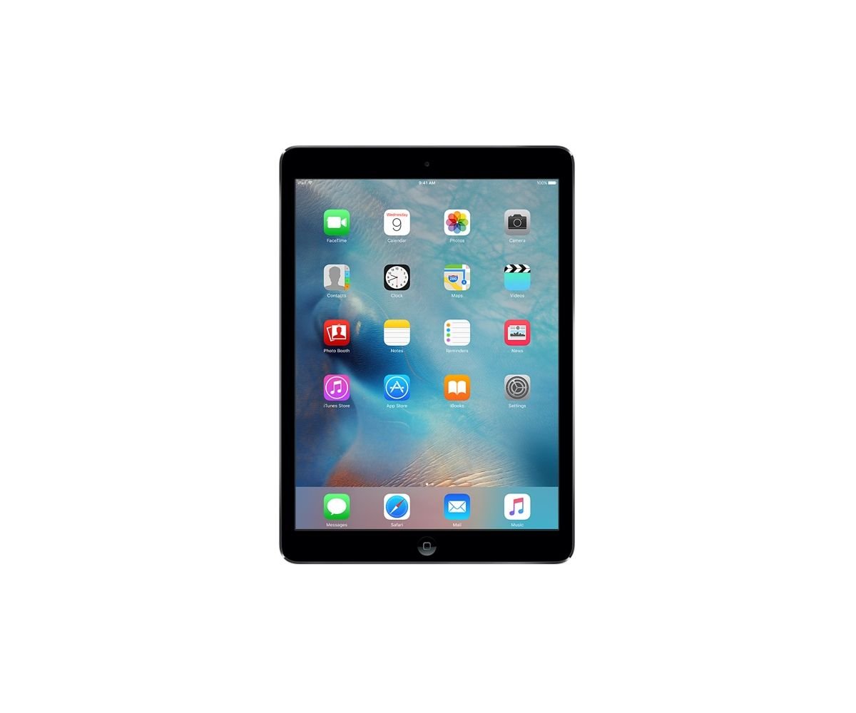 Apple iPad Air 2 Wi-Fi, 9.7" Tablet, 16 GB, Space Gray (MGL12LL/A)