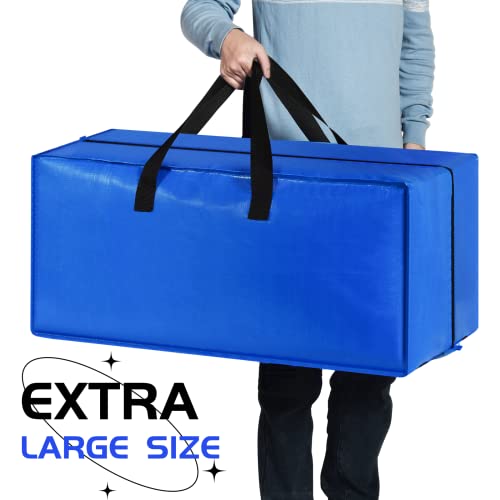 Moving Bags, Large Heavy Duty Moving Boxes for Space Saving Moving Storage, Moving Supplies, Totes for Storage with Backpack Handles Zipper(8 Pack)