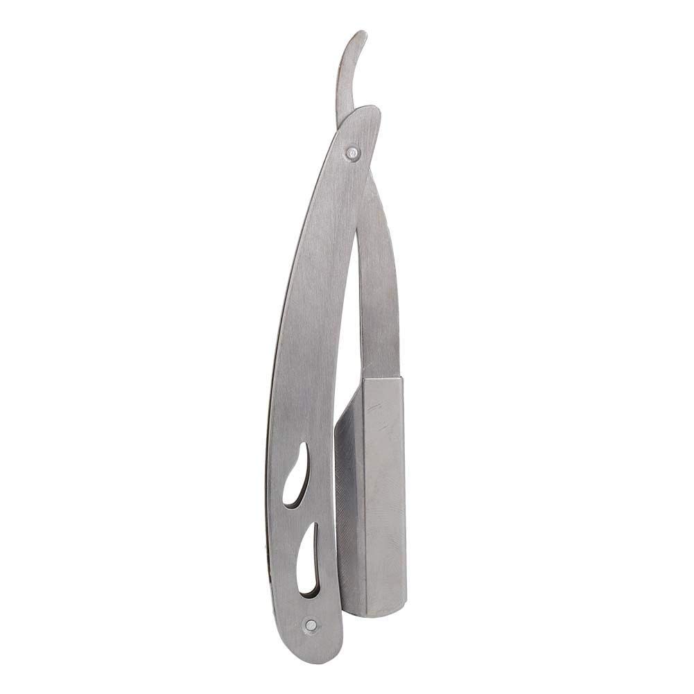 Barber Straight Razor, Stainless Steel 74 Manual Shaving Blade Holder Barber Folding Shaving Knife Rack(#1)