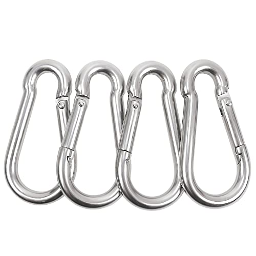 A2ZCARE Combo LAT Pull Down Attachment - Cable Machine Accessories for Home Gym with Multi Option: V-Handle, Tricep Rope, D-Handle, V-Shaped Bar, and Rotating Bar (Snap Hook (Set of 4))