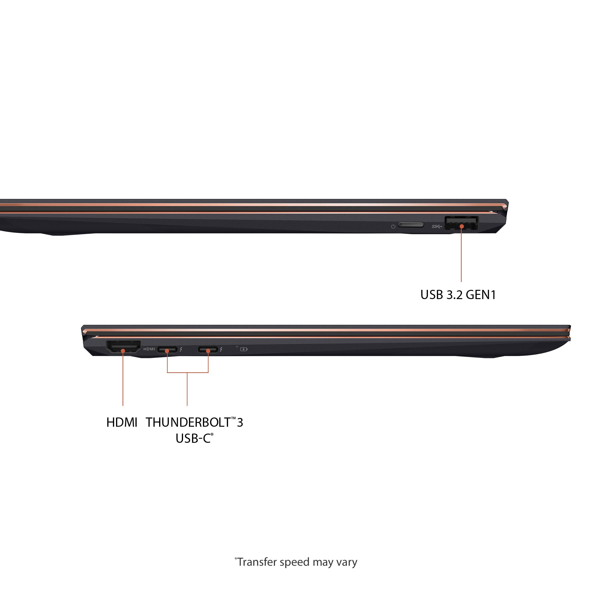 Asus ZenBook Flip S Ultra Slim Laptop, 13.3 4K UHD OLED Touch Display Core i7-1165G7 CPU, 16GB RAM, 1TB SSD, Thunderbolt 4, TPM, Windows 10 Pro, Jade Black, UX371EA-XH77T (Renewed)