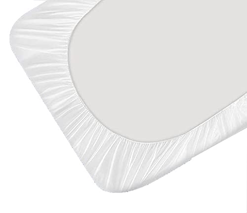 SheetWorld Waterproof Fitted Portable Mini Crib Mattress Protector Pad Cover, 100% Bamboo Jacquard Breathable, Boys and Girls, Size 24 x 38