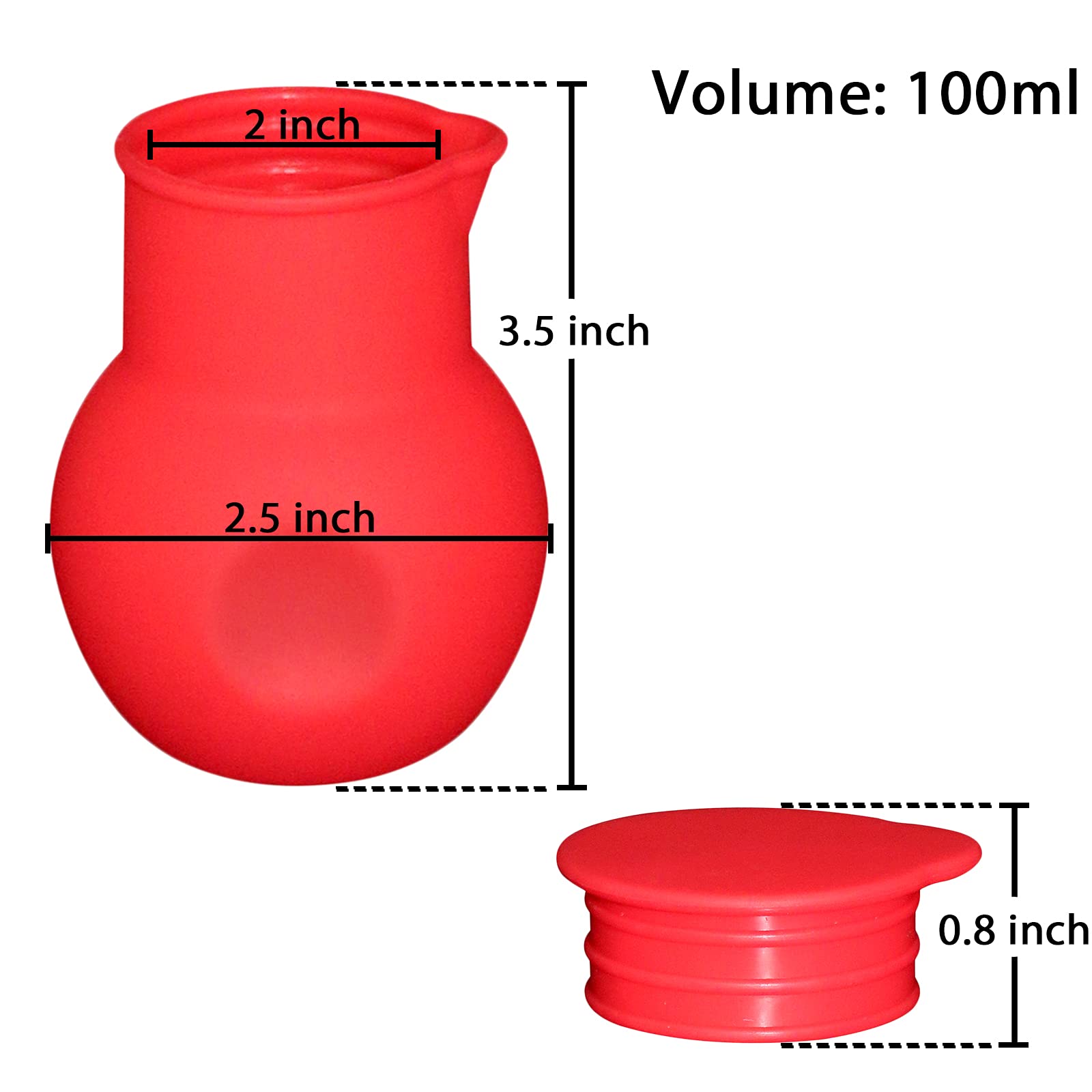 3 Pcs Chocolate Melting Pot, Silicone Chocolate Melter in Microwave for Butter, Cheese, Candy, Sauce and Caramel, Melting Chocolate for Molds