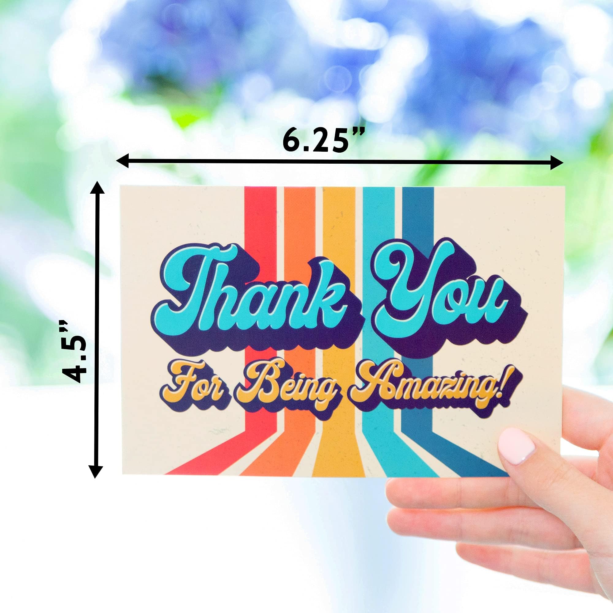 T MARIE 24 Appreciation Cards with Envelopes - Thank You Cards for Employee Recognition, Team, Students, Teacher, Volunteer, Nurse Appreciation Day