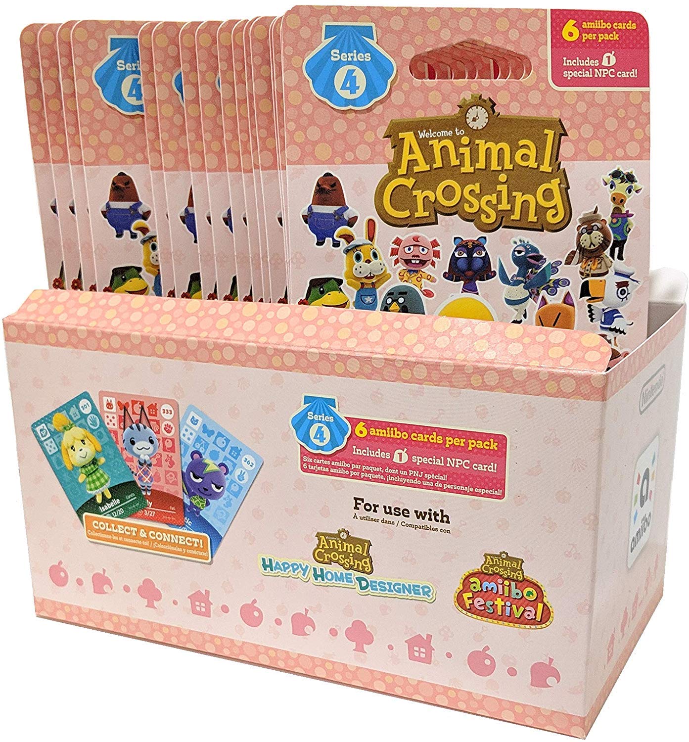 Animal Crossing Amiibo Cards Series 2 3 4 Set Bundle (54 Packs) (6 Cards Per Pack / 324 Cards)