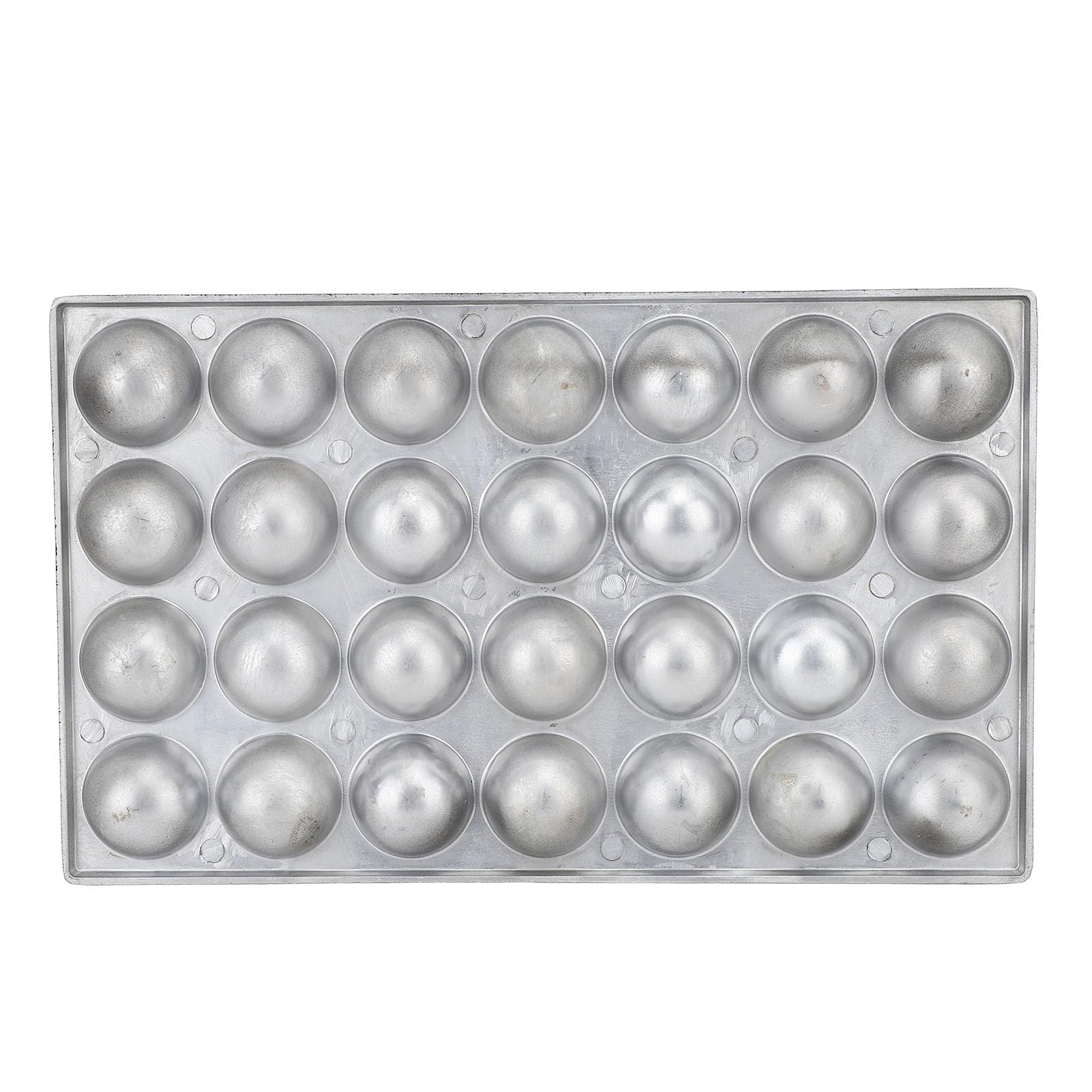 28 Holes Takoyaki Maker, Nonstick Aluminum Kitchen Frying Pan, Octopus Meatballs Baking Tray with Hole Diameter 4cm, Versatile Cooking Tray for Meat Balls, Quail Eggs