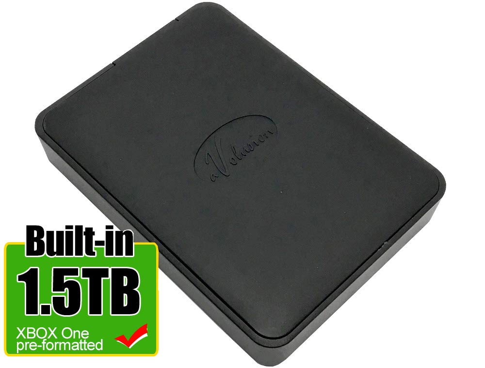 Avolusion 1.5TB USB 3.0 Portable External Gaming Hard Drive (Design for Xbox One, Pre-Formatted)