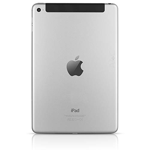 Apple iPad Mini 4, 16GB, Space Gray - WiFi + Cellular (Renewed)