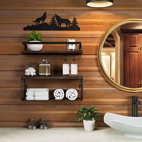 Bathroom Shelves Rustic Floating Shelves Farmhouse Bathroom Decor Farmhouse Shelves Rustic Wall Shelves
