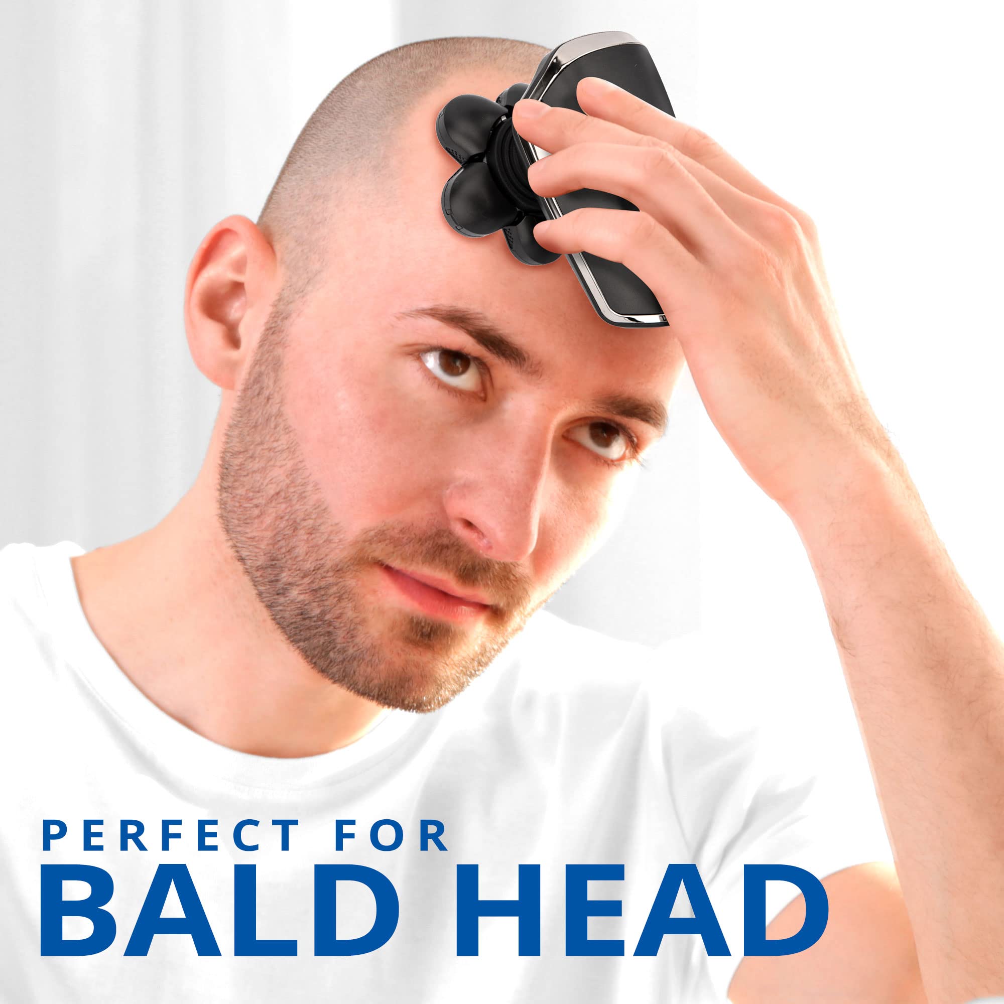 AW 6D Head shavers for Bald Men, Anti-Pinch Bald Head shavers for Men, Electric Head Shavers for Men, Maquina De Afeitar para Hombre, Head Shavers for Bald Men Wet and Dry