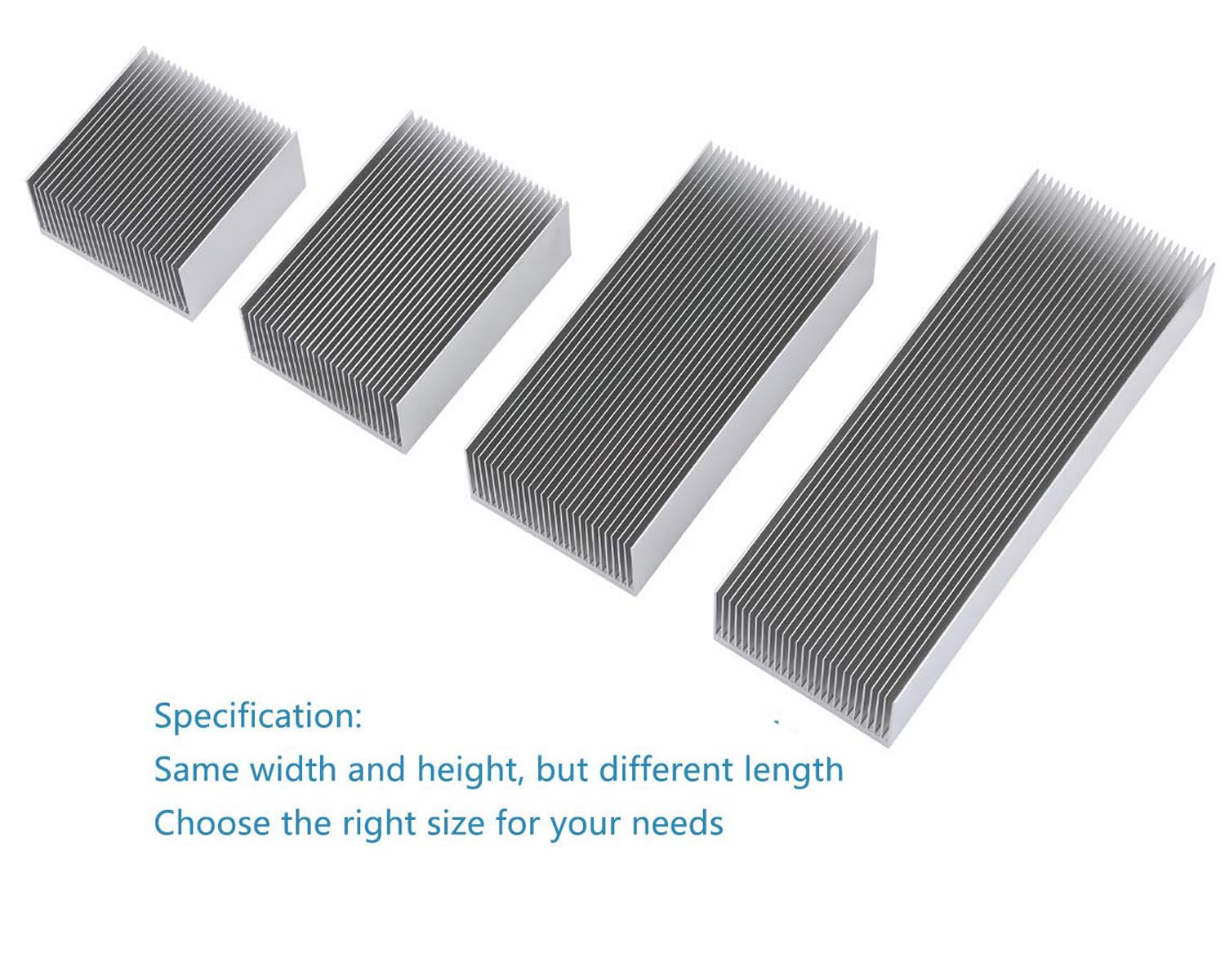 Awxlumv Large Aluminum Heat Sink 2.71"x2.71"x1.41"/ 69x69x36mm Heatsink High Power Cooling Plate 27 Fin Radiator GPU Cooler IC Module PC Computer Led PCB Charger Electronics Amplifier