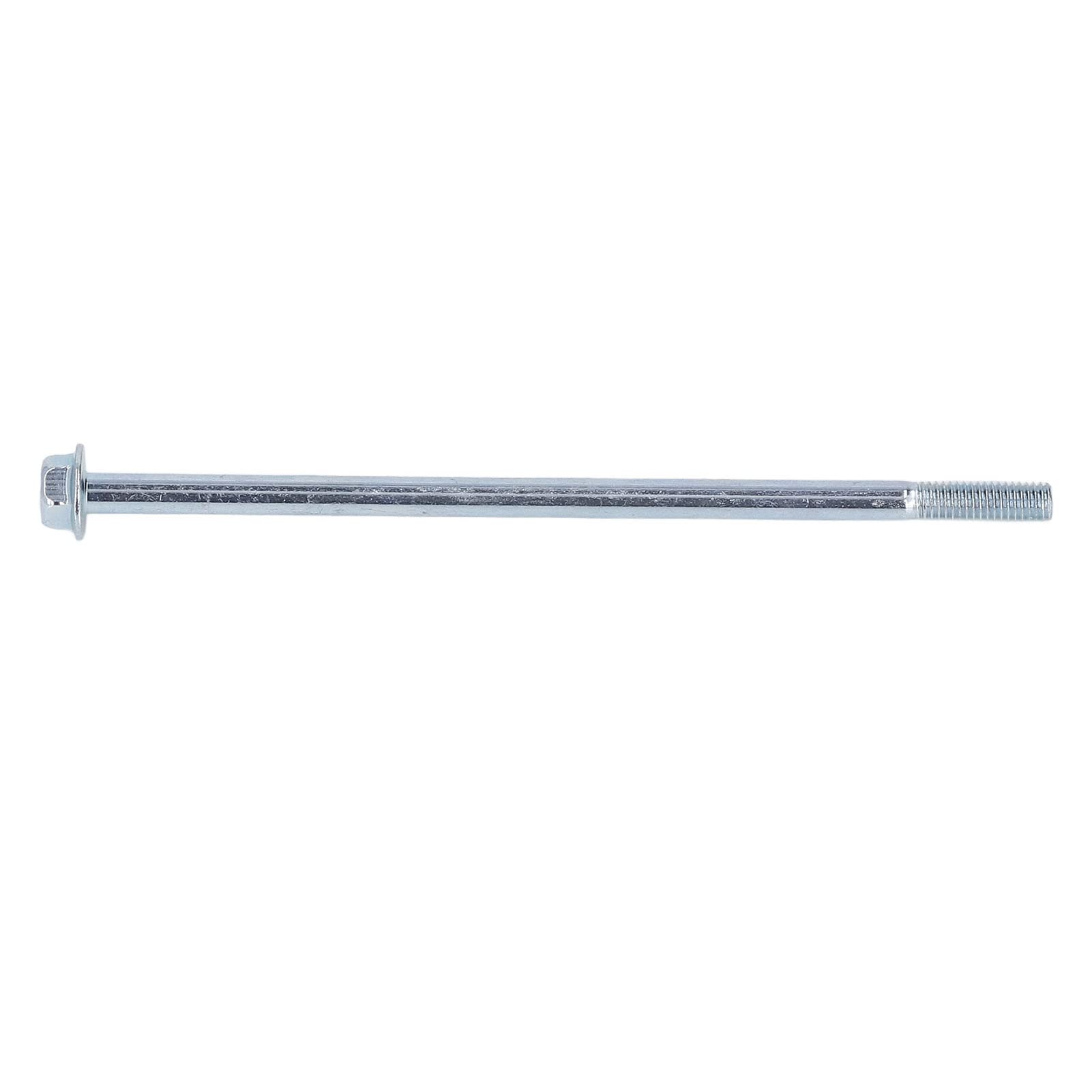 30Pcs Half Thread Lengthen Carbon Steel Concave Hex Head Flange Gasoline Generator Tail Cover Bracket Shaft,High Hardness Half Tooth Hex Head (M6*140)
