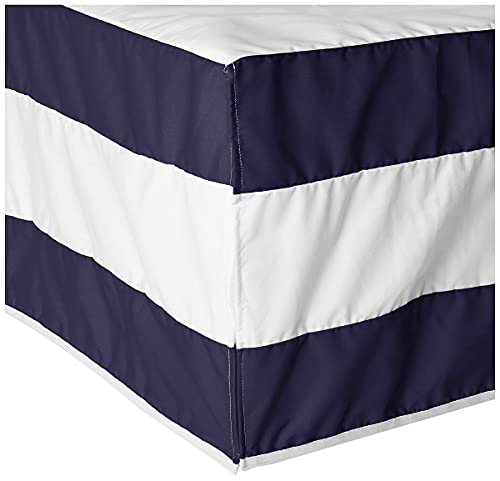Baby Doll Sweet Lodge Collection Crib Skirt/Dust Ruffle in Navy
