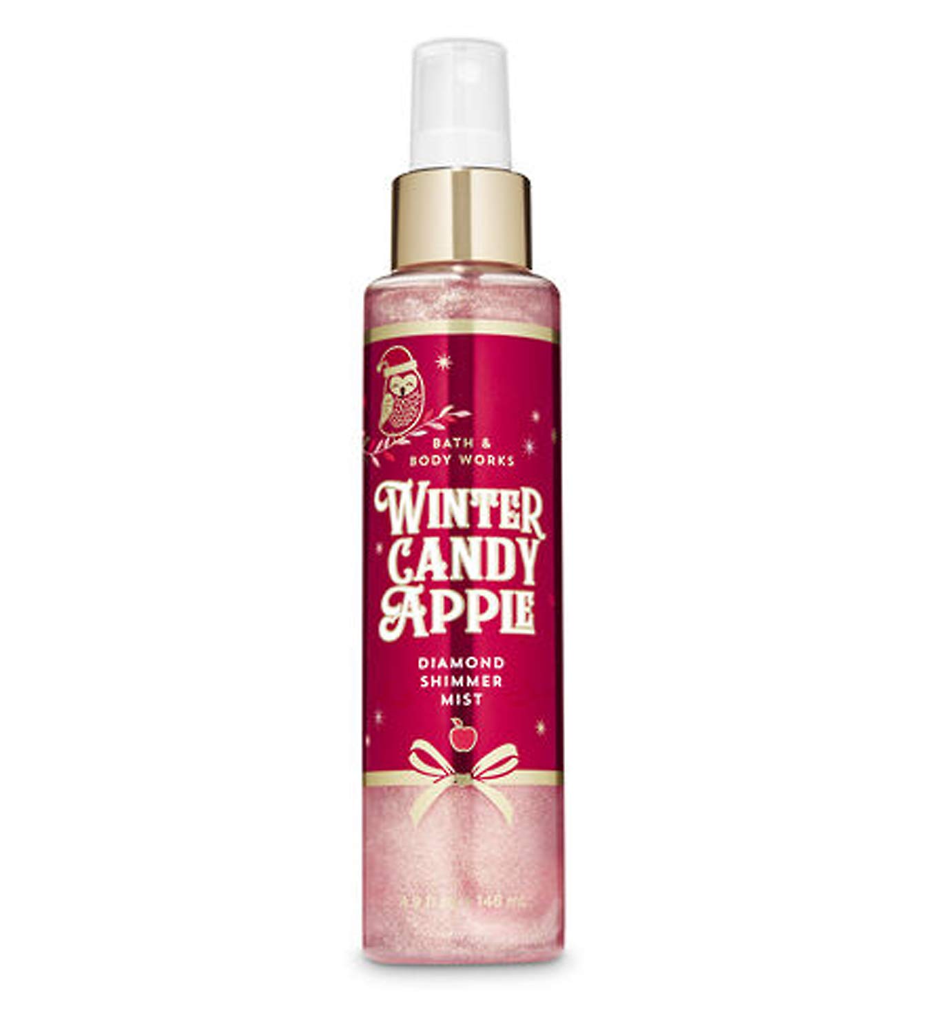 Bath & Body Works Winter Candy Apple 2019 Edition Diamond Shimmer Mist 4.9 fl oz / 146 mL