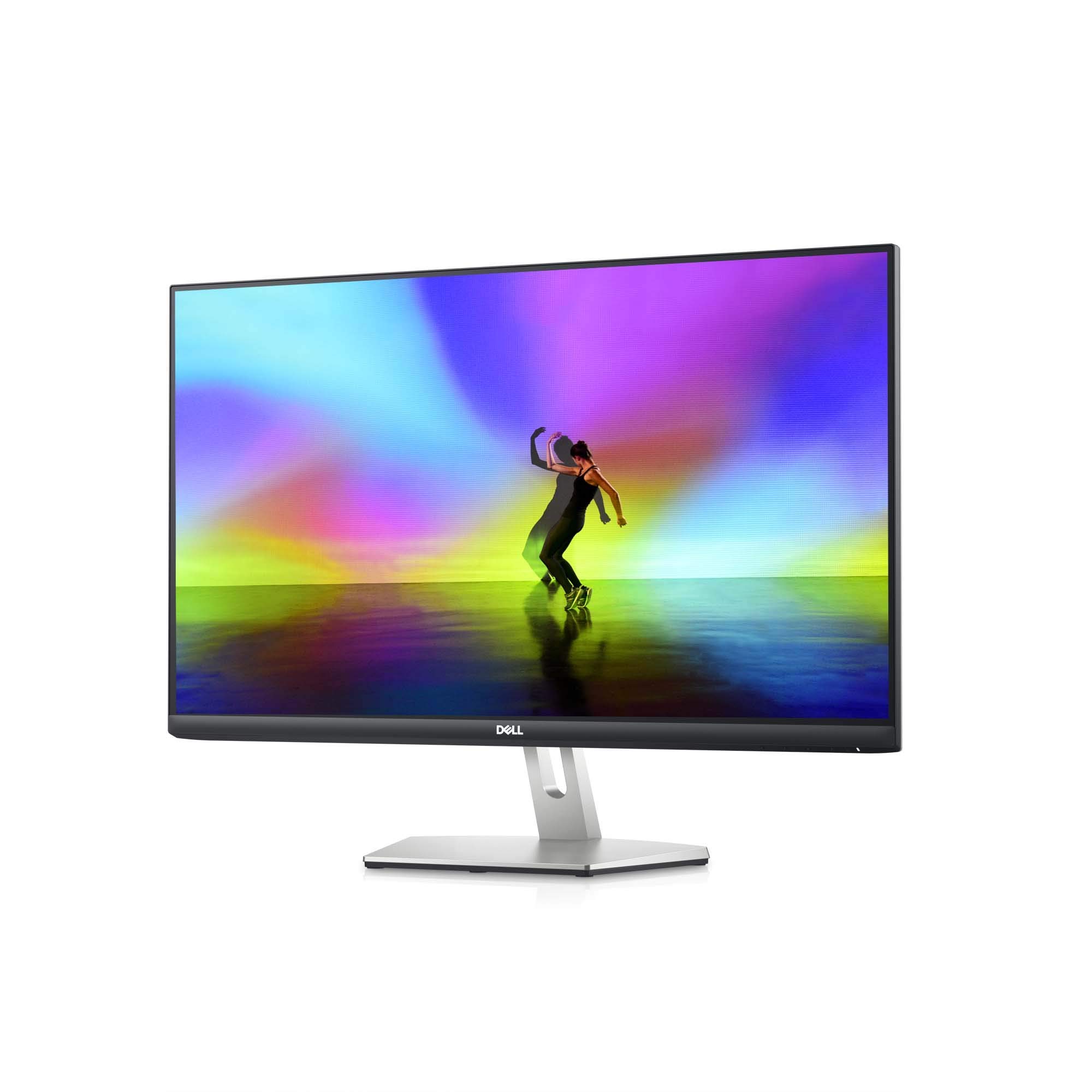 Dell S2721H 27 Inch Full HD 1080p, AMD FreeSync IPS Ultra-Thin Bezel Monitor, Built-in Speakers, Silver, Black (Renewed)