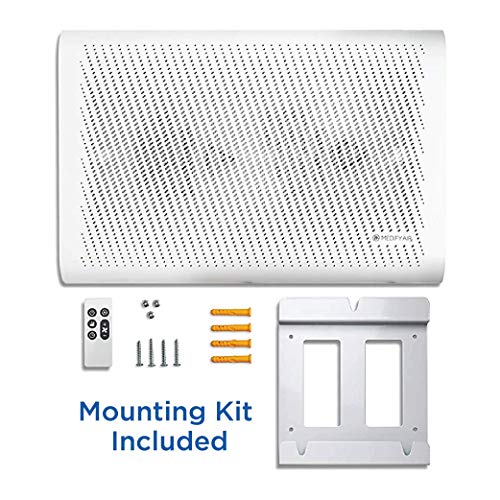 Medify Air MA-35 Air Purifier with H13 True HEPA Filter | 500 sq ft Coverage | for Allergens, Wildfire Smoke, Dust, Odors, Pollen, Pet Dander | Quiet 99.7% Removal to 0.1 Microns | Black, 1-Pack