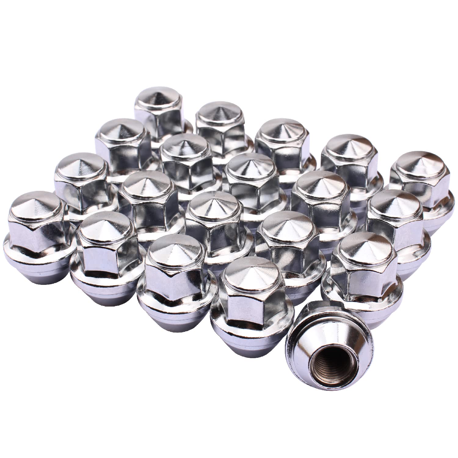 12mmx1.5 Wheel Nuts for Fusion Escape, 20 Pcs OEM Factory Wheel Lug Nuts for Focus Fusion Escape Factroy Wheels