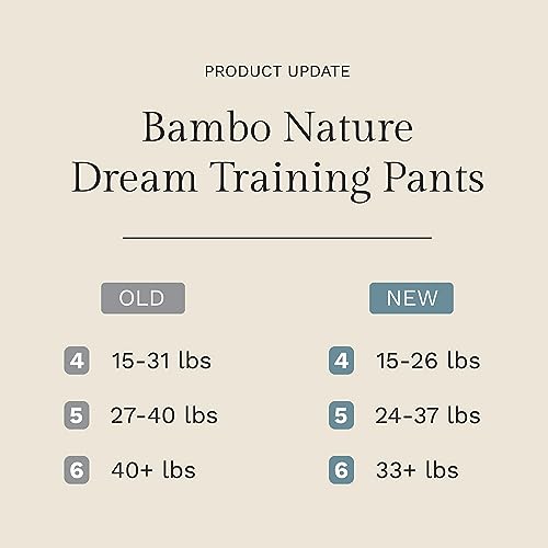 Bambo Nature Premium Training Pants (SIZES 4 TO 6 AVAILABLE), Size 5, 100 Count