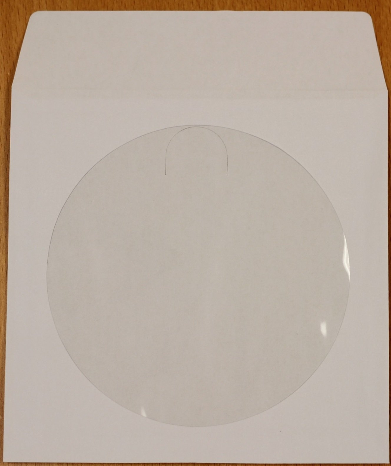 500 White Paper CD / DVD Disc Sleeves With Flap & Window #CDIWWF - Perfect for Storing CDs and DVD Discs!